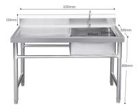 China Mobile Stainless Steel Hand Washing Sink Customized Cleanroom Sink Corrosion Proof for sale