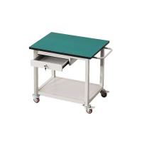 China 2 Tier Anti Static Workbench Heavy Duty Assembly Workbench Corrosion Proof With Drawers for sale