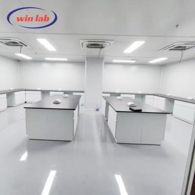 China Cleanroom Laboratory Workbench Modular Stainless Steel Lab Bench Customized For Science Teaching Labs for sale