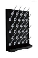 China High Density PP Laboratory Pegboard Drying Rack Wall Mounted Lab Glassware Drying Rack for sale