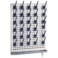China Multi Functional Stainless Steel Peg Board Glassware Laboratory Drying Rack Wall Mount for sale