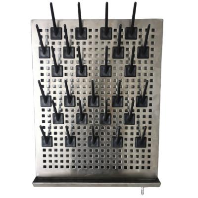 China 304 Stainless Steel Labware Drying Rack Anti Corrosive Laboratory Drying Rack for sale