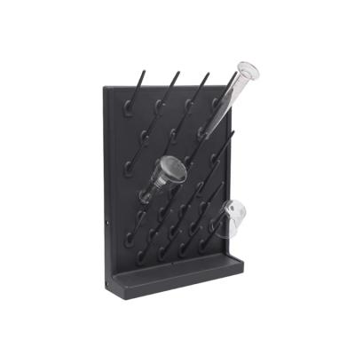 China 27 Pegs Lab Pegboard Drying Rack Wall Mounted Lab Glassware Drying Rack for sale