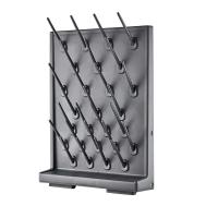 China 27 Pegs Lab Pegboard Drying Rack Wall Mounted Lab Glassware Drying Rack for sale