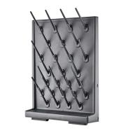 China 27 Pegs Lab Pegboard Drying Rack Wall Mounted Lab Glassware Drying Rack for sale