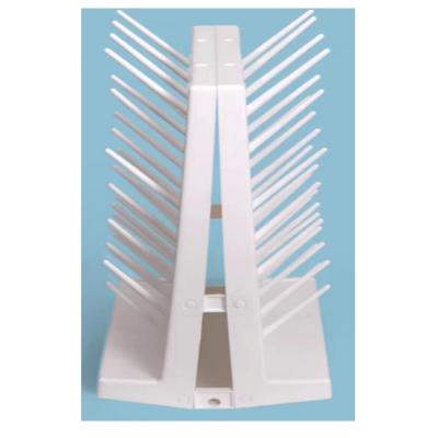 China Single Sided Lab Glassware Rack Heavy Duty Polypropylene Lab Drying Rack for sale