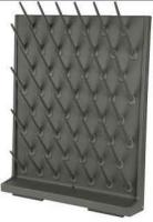 China Single Sided Lab Glassware Rack Heavy Duty Polypropylene Lab Drying Rack for sale