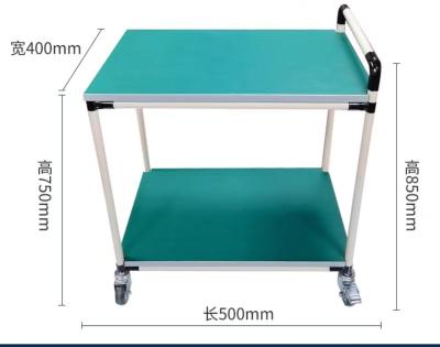 China Commercial / Industrial Anti Static Trolley Corrosion Proof Lab Trolley With Wheel for sale