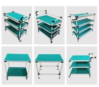 China Commercial / Industrial Anti Static Trolley Corrosion Proof Lab Trolley With Wheel for sale