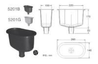 China Heavy Duty High Density PP Laboratory Sink Chemical Resistant PP Basin for sale