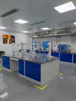 China Ergonomic Laboratory Benches Heavy Duty Modular Laboratory Furniture With Epoxy Coated Steel for sale