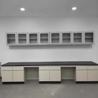 China All Steel Lab Bench Table Acid And Alkali Resistant Lab Workstation Bench With 350 kg/m2 Load Capacity for sale