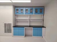 China All Steel Lab Bench Table Acid And Alkali Resistant Lab Workstation Bench With 350 kg/m2 Load Capacity for sale