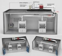 China Customized Lab Fume Hood Corrosion Resistant Steel Fume Hood Heavy Duty for sale