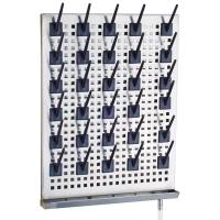 China Heavy Duty 304 Stainless Steel Pegboard Multifunctional Wall Mounted Lab Drying Rack for sale