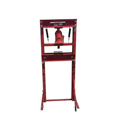 China 20-Ton Hydraulic Shop Press  Hardware Shaping, 140mm Stroke, Guide Rail Capacity for sale