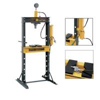 China 12-Tonne Hydraulic Floor Press Auto Heavy Part Repair + Accurate Oil Gauge for sale