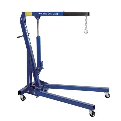 China 1 Tonne Folding Engine Crane  Hydraulic Pump for Auto Repair, Workshop for sale