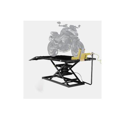 China 1000lbs Pneumatic Moto Lift: 680kg Capacity, 178-940mm Ht for Repair/4S/Modification for sale