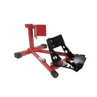 China 1500LB Moto Wheel Chock: 5-Hole Adjust, Auto-Lock for Transport/Maintenance/Storage for sale