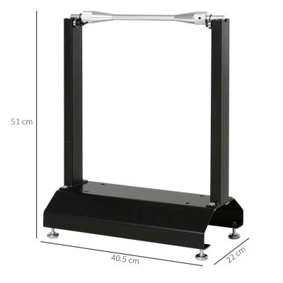 China Black Steel Moto Wheel Balance Stand: 30kg Load, Rotating for Home/Shop/Off-Road Repair for sale