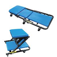 China 2-in-1 Creeper/Seat: 8cm Foam, 6 Mute Casters, 150kg Load for Vehicle/Equipment Repair for sale