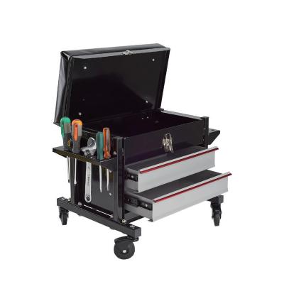 China Rolling Mechanic Seat: Flip-Top Tool Box, 2 Drawers, 4 Casters for Vehicle/Equipment Repair for sale