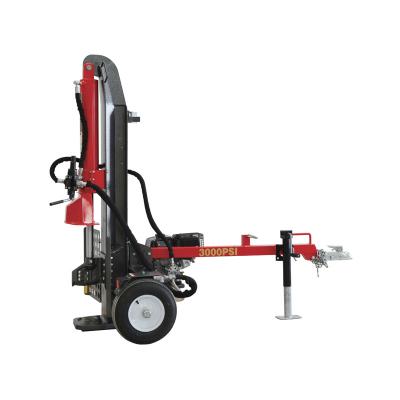 China 30Ton Horizontal / Vertical Log Splitter 6.5HP 15s Cycle For Large Forest/Facility Wood Work for sale