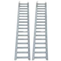 China Straight Steel Ramps: 1600LBS/Pair, 183cm, Galvanized for Logistics/Construction for sale