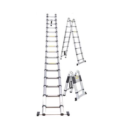 China 3IN1 Telescopic Ladder: 150kg Load, 3 Modes, Anti-Slip for Home/Commercial/Industrial for sale