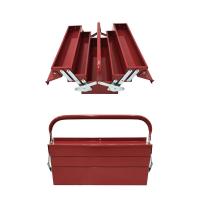 China YD27-001 Steel Tool Box: 5 Trays, 3kg, Oil-Resistant for Garage/DIY/Camping for sale