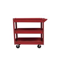 China 3 Shelf Tool Trolley 99kg Load 4 Wheel For Garage / Workshop / Factory for sale