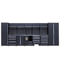 China Steel Combo Cabinet: SS Top, 300kg Load, LED, Sockets for Auto Shop/Garage/Workshop for sale