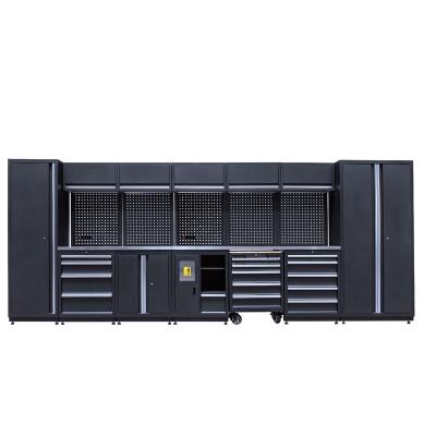 China Steel Combo Cabinet: SS Top, 300kg Load, LED, Sockets for Auto Shop/Garage/Workshop for sale