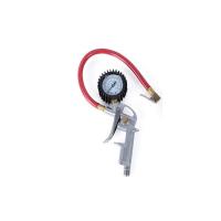 China Tire Gauge w/Inflation Gun: 0-15bar, Short Hose for Cars/Motorcycles/Bicycles for sale