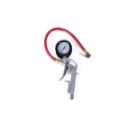China Tire Gauge w/Inflation Gun: 0-15bar, Short Hose for Cars/Motorcycles/Bicycles for sale