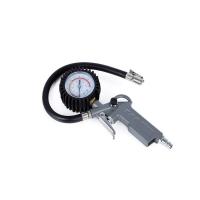 China YD31-007 Tire Gauge W/Inflation Gun 0-15bar Short Hose For Cars/Motorcycles/Bicycles for sale