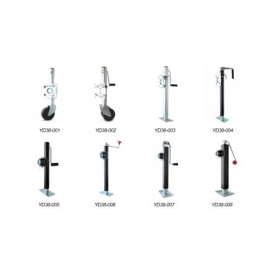 China YD38 Series Trailer Jack: Multi-Travel, 1k-8k LBS, Zinc/Black Coat for Camping/Engineering/Maintenance for sale