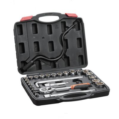 China 27-Piece Socket Wrench Set: CR-V, Versatile for Auto & Mechanical Repairs for sale