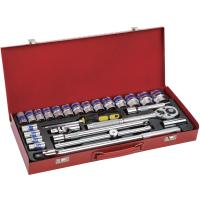 China 26-Piece Socket Wrench Set: Chrome Vanadium, for Auto & Home Repairs for sale