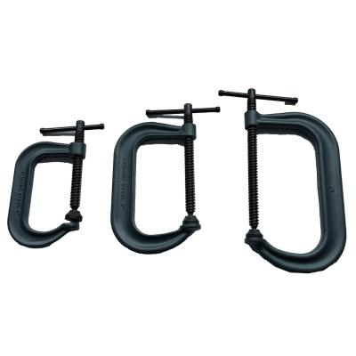 China 400 Series Drop Forged C-Clamps – For Woodworking/Metalworking, Copper-Coated & High Load Limit for sale