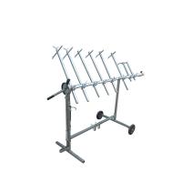 China Rotating Paint Panel Stand YD81-016B: Removable Hooks, 8in Wheels, for Car Prep/Spray for sale