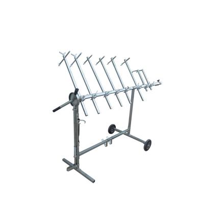 China Rotating Paint Panel Stand YD81-016B: Removable Hooks, 8in Wheels, for Car Prep/Spray for sale