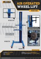 China Workshop Air - Operated Wheel Lift, 200LBS Capacity, Easy Lifting for sale