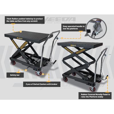 China Workshop Lifting Table Cart Smooth Transport Stable Lifting for sale