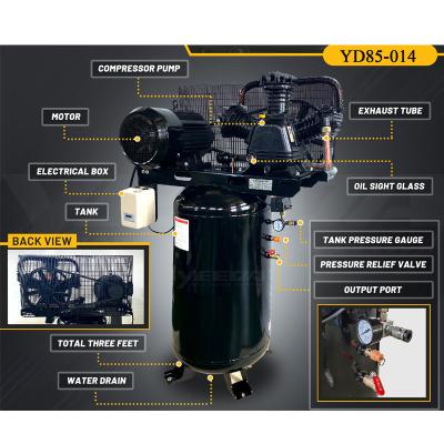 China Workshop 7.5HP Air Compressor, 140L Tank, Powerful for sale