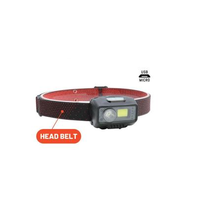China 500lm Spot-Flood Headlamp (Motion Sensor, Red Strobe) – for Hiking, Camping, DIY, Emergencies for sale