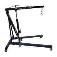 China 2-Ton Portable Hydraulic Shop Crane | Auto Repair, 4-Level Lift, Easy Fold for sale