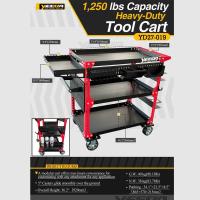 China Heavy - Duty 1,250lbs Tool Cart for Garage/Workshop, Modular Mobile Storage Solution for sale
