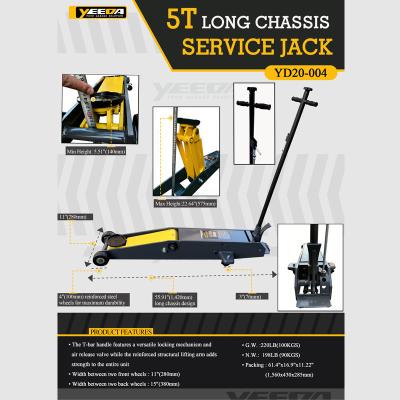 China 5T Long Chassis Service Jack, 22.64